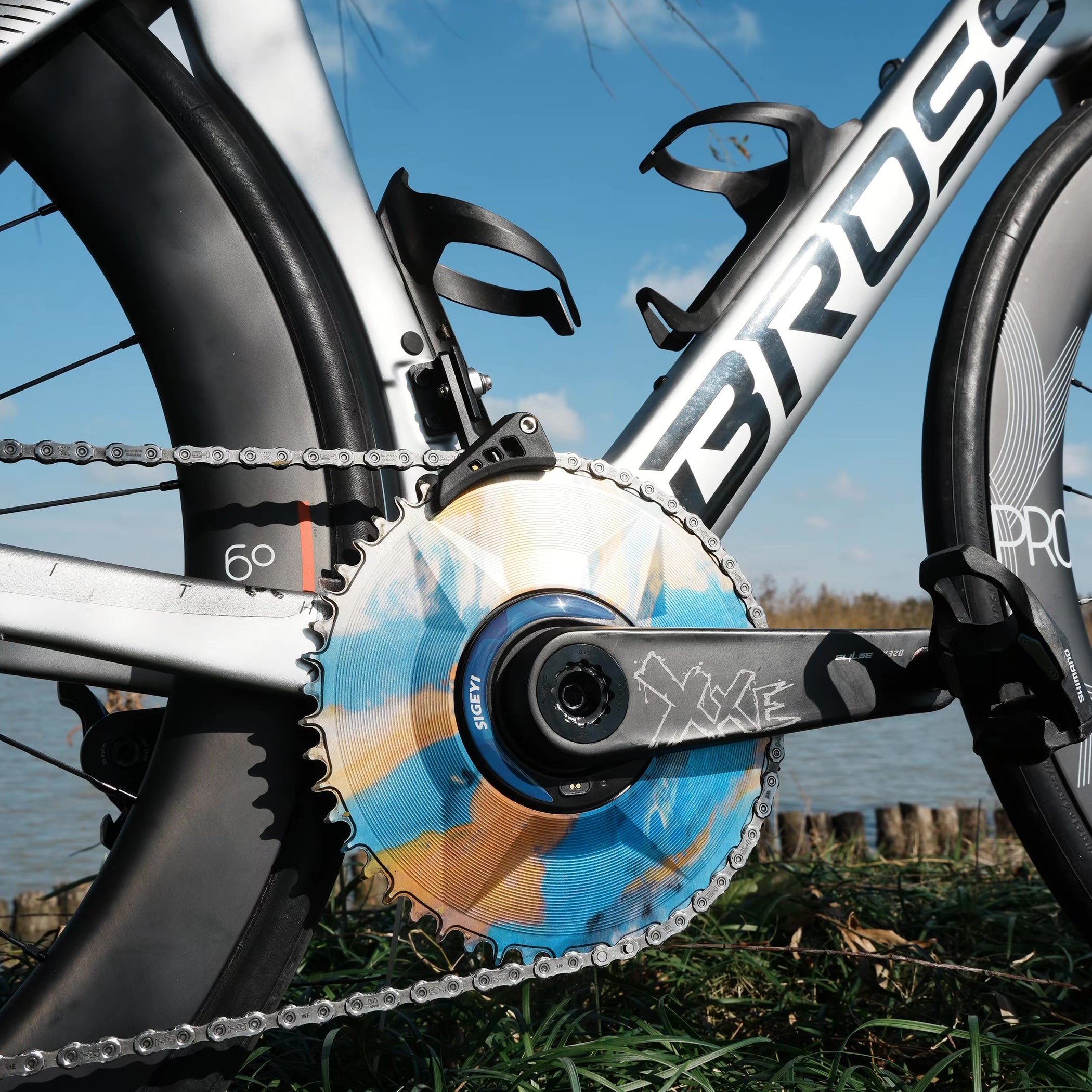 PASS QUEST SPRILL X110BCD-3S 3mm offset Round Narrow Wide Chainring