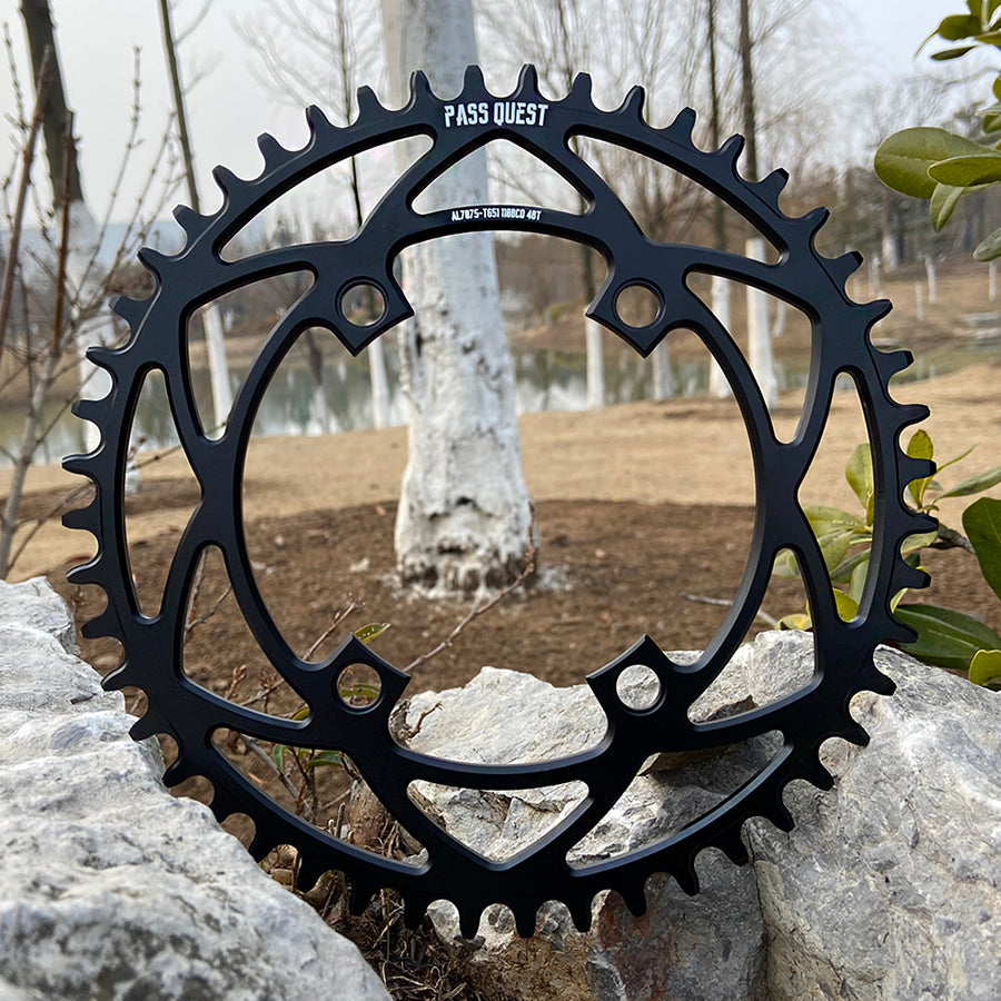 SRAM APEX 110BCD (4-bolt) Round Narrow Wide Chainring – PASS QUEST